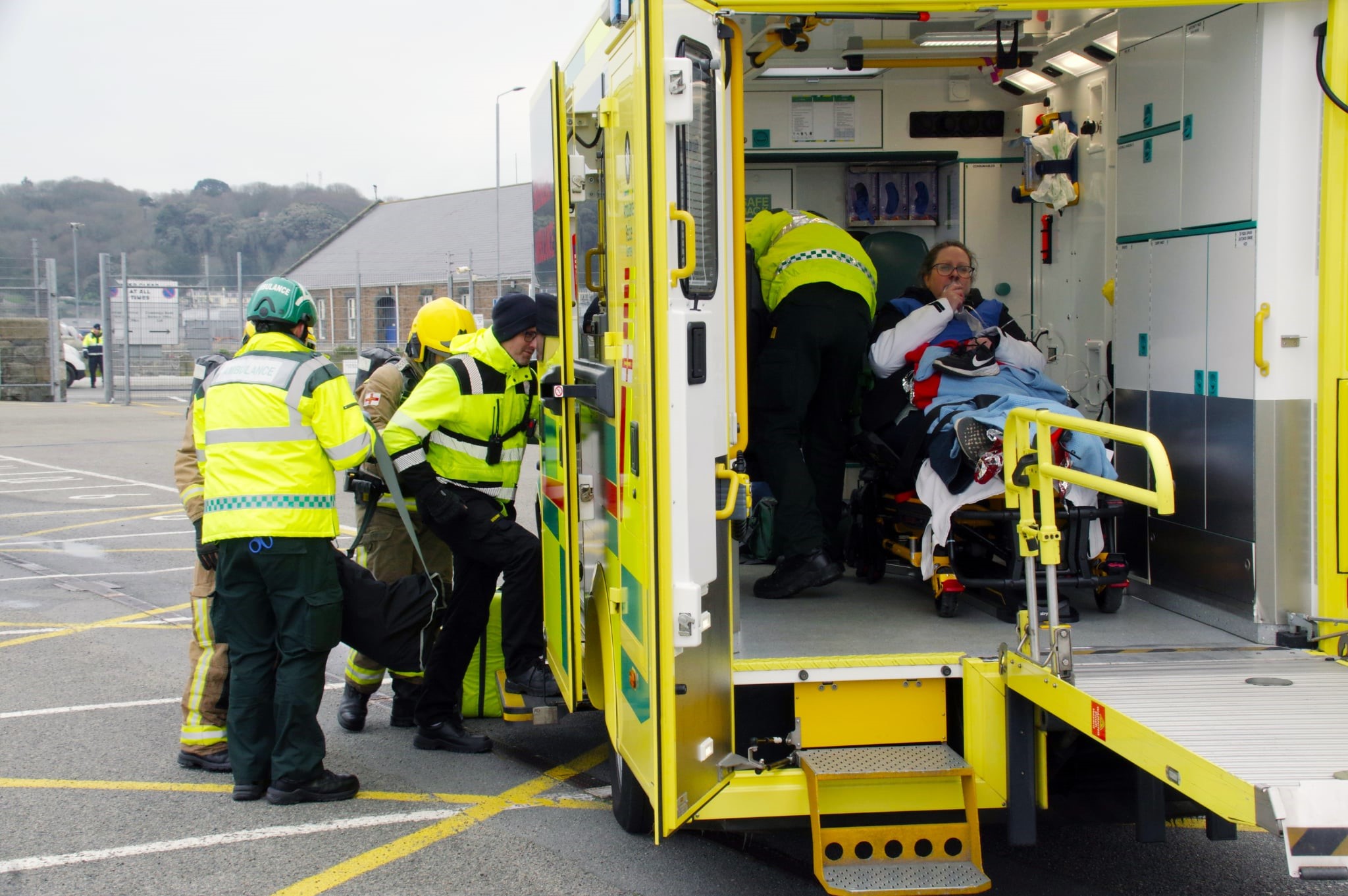 Ambulance crews have taken part in a multi-agency major incident ...